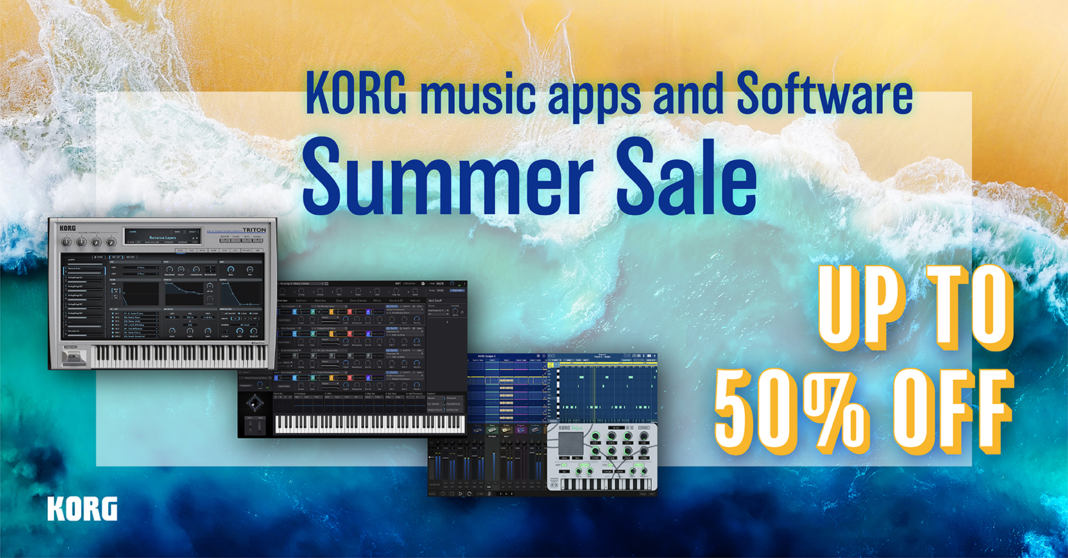 News | KORG music apps & software: Special Summer Sale - all products ...