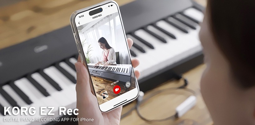 KORG EZ Rec - DIGITAL PIANO RECORDING APP FOR iPhone | KORG (Romania)