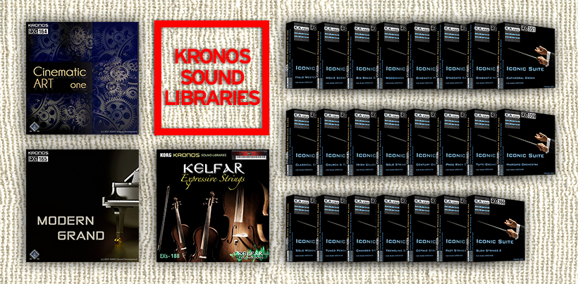 News | KRONOS Sound Libraries: 26 new libraries have been released ...
